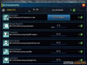 Achievements - Call of Duty: Heroes