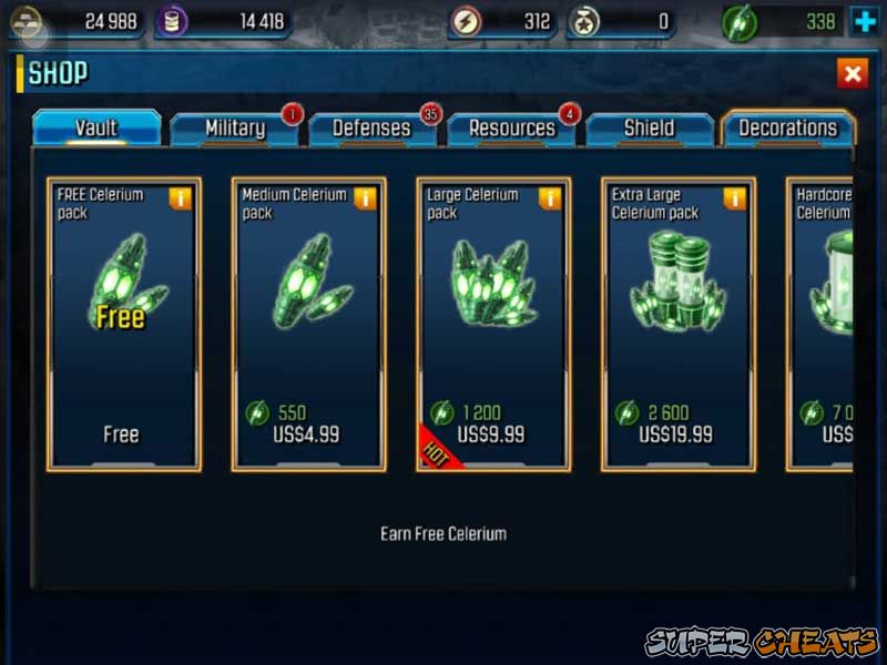 Celerium - Call of Duty: Heroes