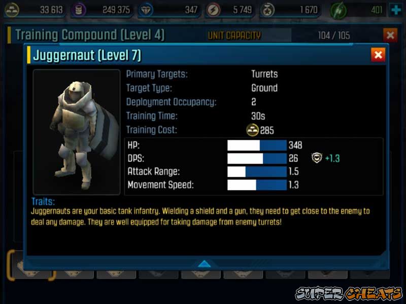 Infantry / Human - Juggernaut - Call of Duty: Heroes