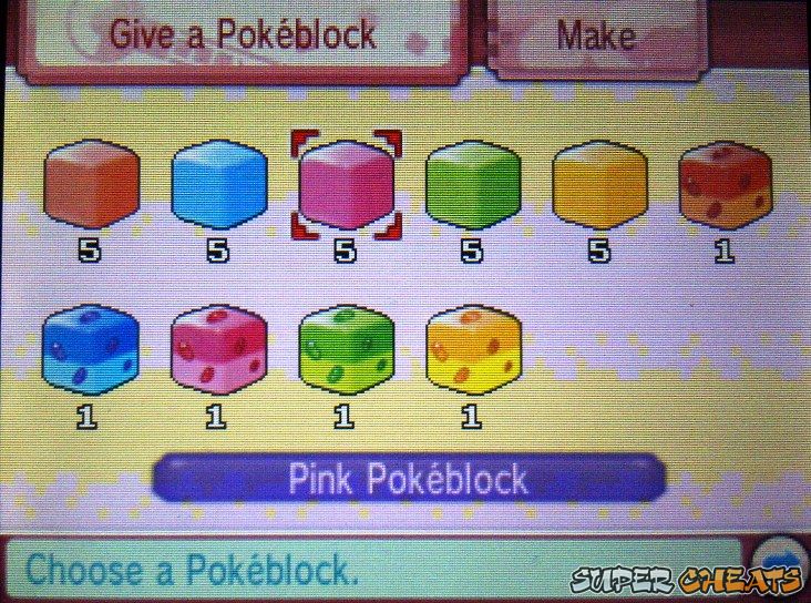 Pokeblocks - Pokemon Alpha Sapphire