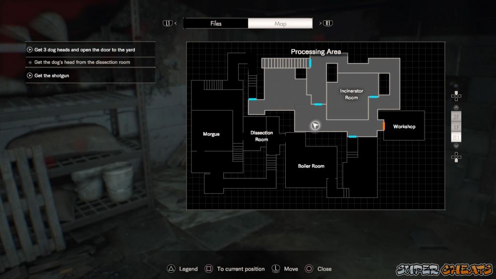 4 - Processing Area, Incinerator Room Puzzle, Scorpion Key, Getting The ...