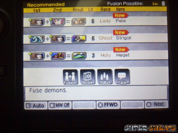 Demon Fusion - Shin Megami Tensei IV