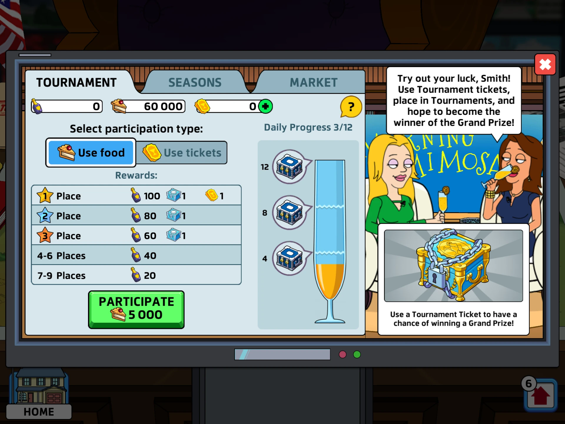 Morning Mimosa Tournament Guide - American Dad! Apocalypse Soon
