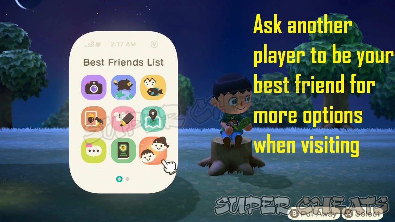 Best Friends List - Animal Crossing: New Horizons