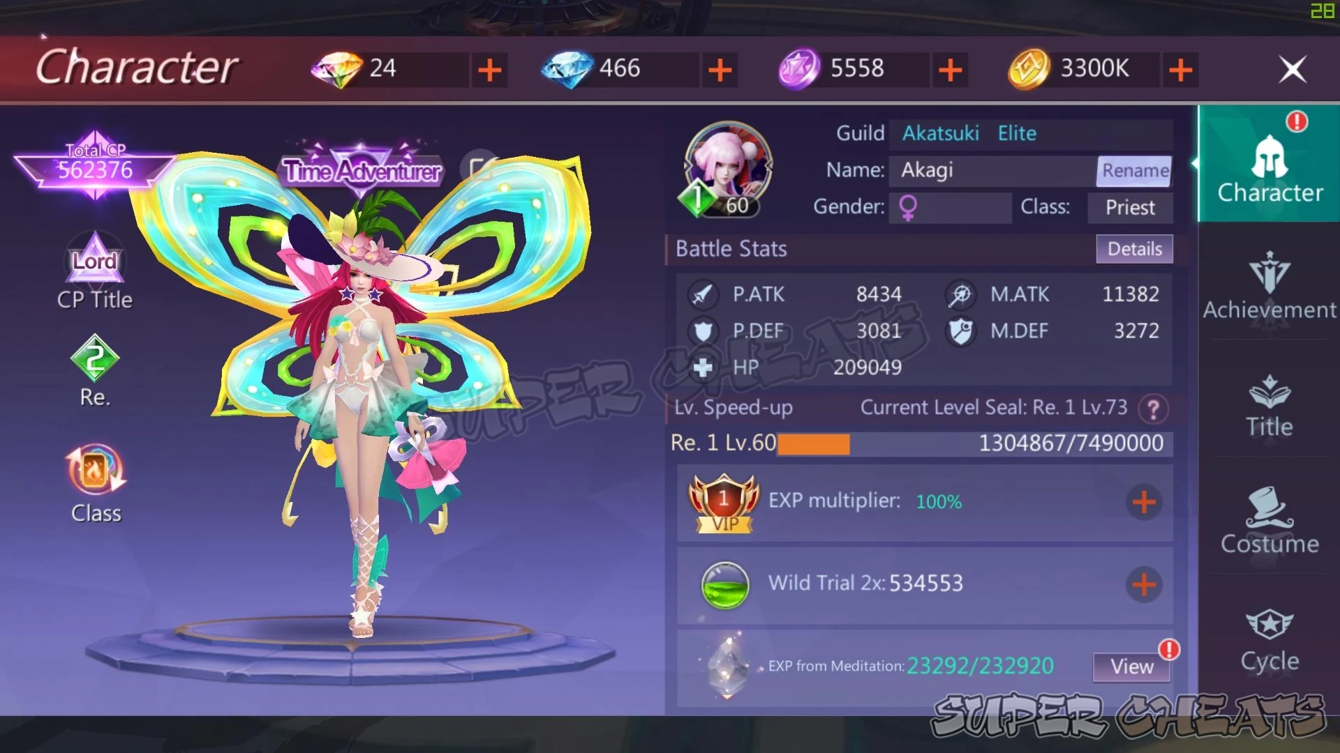 Combat Power (CP) - Eternal Sword M