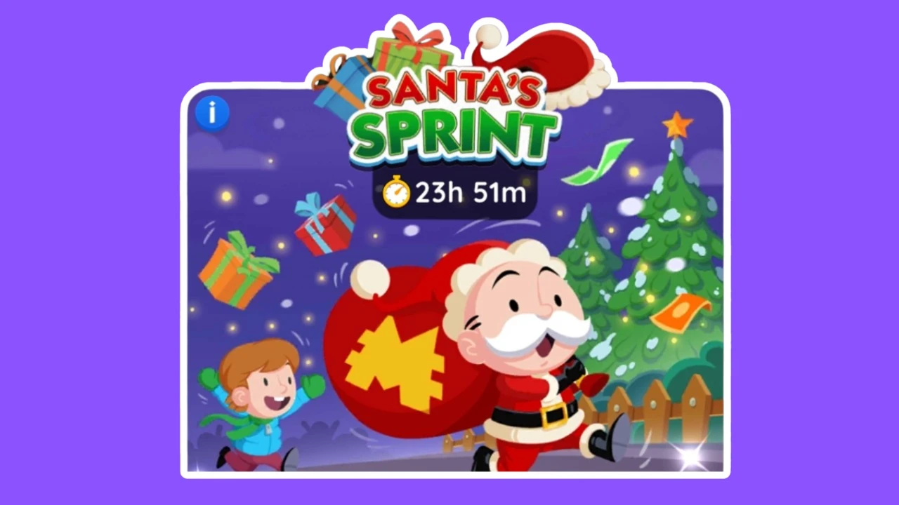 Santa's Sprint Tournament Rewards and Milestones Updated - Monopoly GO!