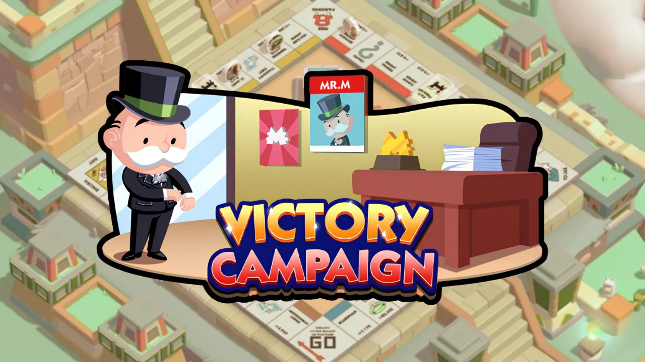 All Victory Campaign Event Milestones and Rewards in Monopoly Go
