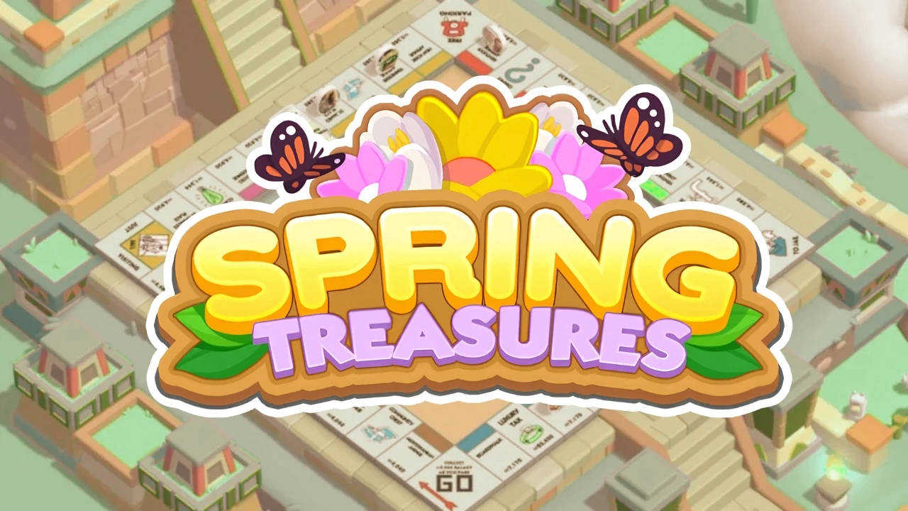 Spring Treasures Milestones and How to Get More Pickaxes - Monopoly GO!