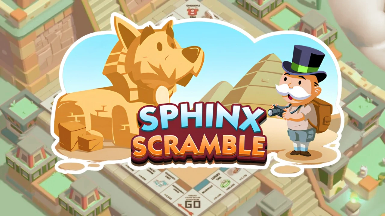 All Sphinx Scramble Milestones April 8th-11th 2024 - Monopoly GO!