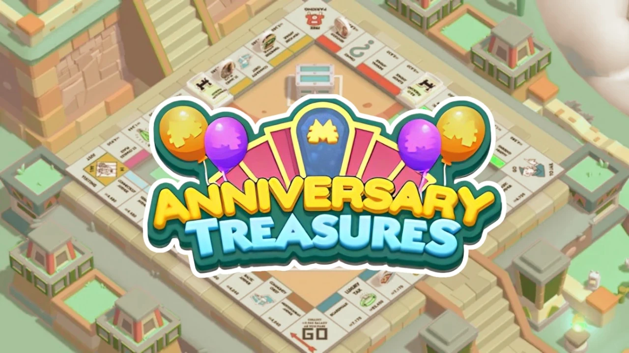 Anniversary Treasures Milestones and How to Get More Pickaxes - Monopoly GO!