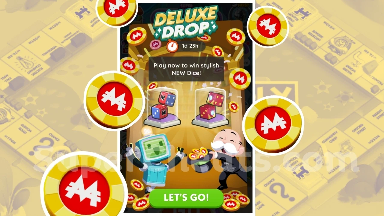 All Deluxe Drop Rewards and Milestones Nov 30 - Dec 2 - Monopoly GO!