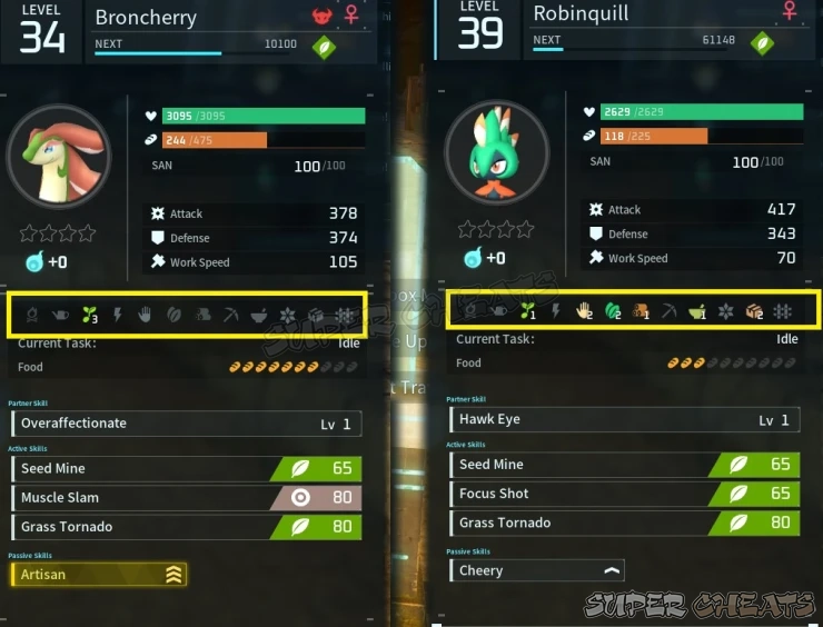 Palworld Work Suitability, Jobs and Boosters Explained - Palworld