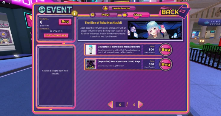 Roblox RoBeats Codes - Get Free Event Points and Challenge Pass Points