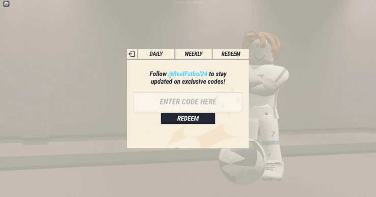 Roblox Real Futbol 24 Codes to get Free RF Points