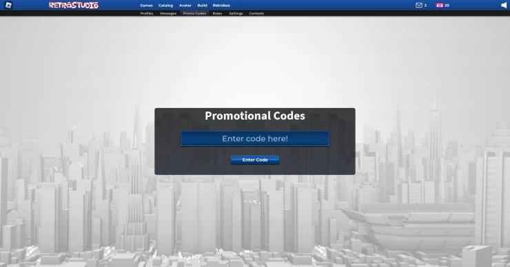 Roblox RetroStudio Codes - Get Free RetroBux
