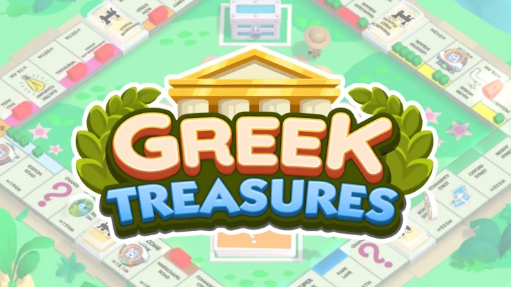Greek Treasures Milestones and How to Get more Pickaxes - Monopoly GO!