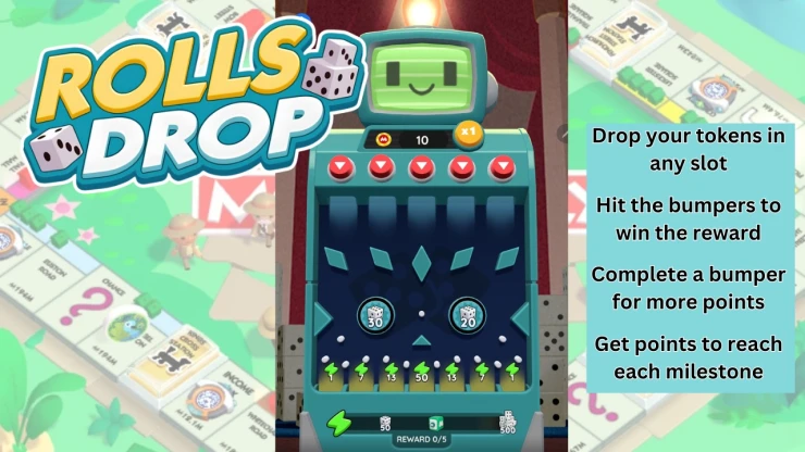 Monopoly Go Roll Drop Rewards and Milestones Nov 23-24 - Monopoly GO!