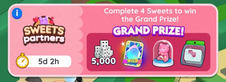 Monopoly Go Sweets Partners Rewards Feb 12-17 - Monopoly GO!