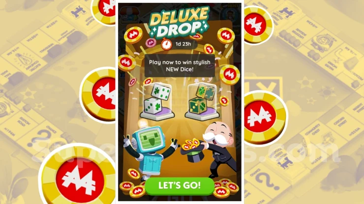 All Deluxe Drop Rewards and Milestones May 5th-7th - Monopoly GO!