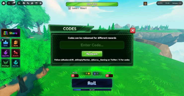 Roblox Anime Defense RNG Codes - Get Free Scrolls, Potions, and Yen