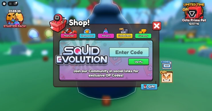 Roblox Squid Evolution Codes - Get Free Potions