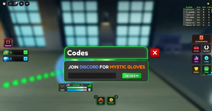 Roblox MMA Fighters Tips and Codes to get Free Gems