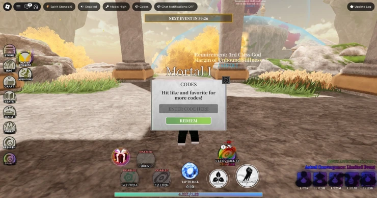 Roblox A Cultivation Game Codes - Get Free Potions, Pills, and Rerolls