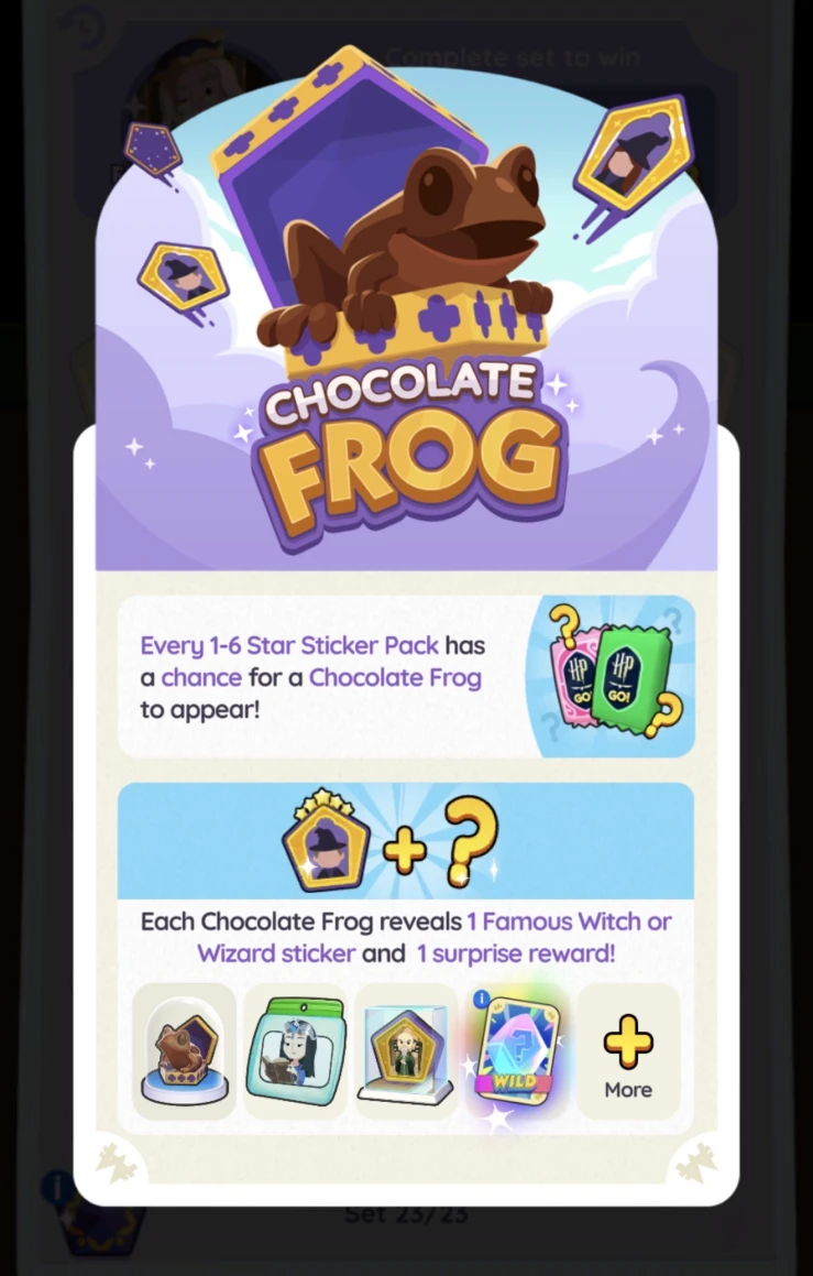 How to get Famous Wizard Stickers from the Chocolate Frog