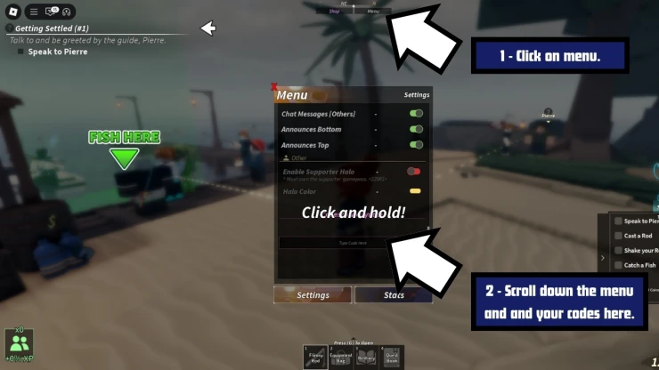 Fisch Codes (December 2025) - Redeem codes and tips