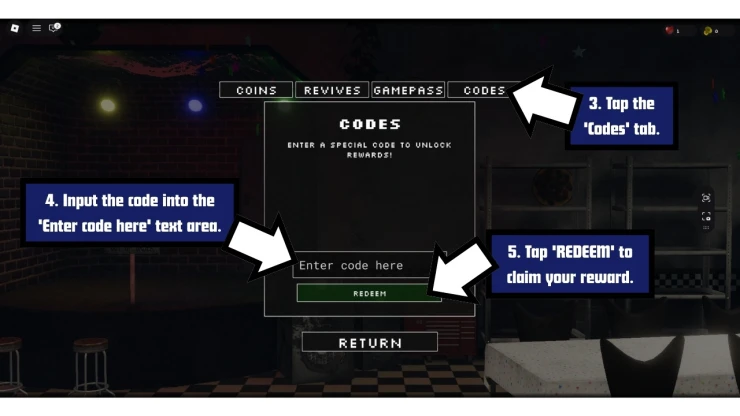 FNAF: Eternal Nights Codes - Active Codes for Free Coins and Revives