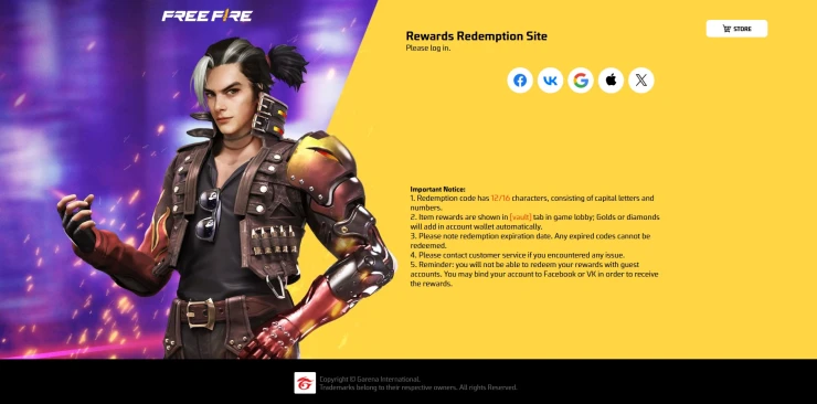 Free Fire Codes - Codes for Free Rewards