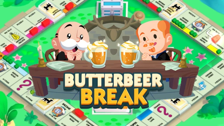 Monopoly Go Butterbeer Break Rewards and Milestones (Jan 7-9, 2026)