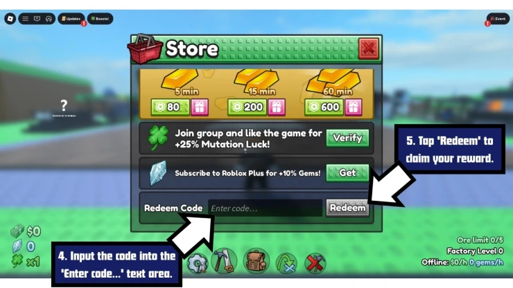 The Everything Factory Codes - Active Codes for Free Boosts and Gems