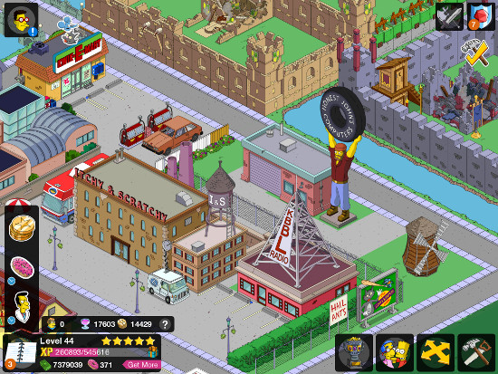 Part 15: Top of the Arc for Levels 41 thru 45 - The Simpsons: Tapped Out