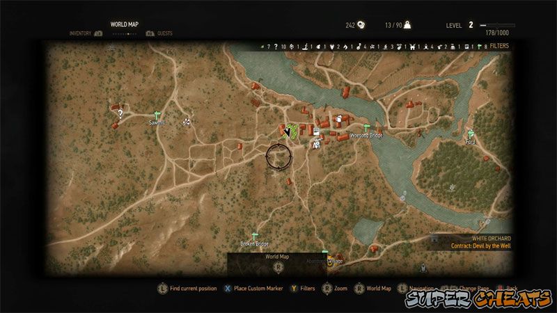 The Menu Scheme - The Witcher 3: The Wild Hunt