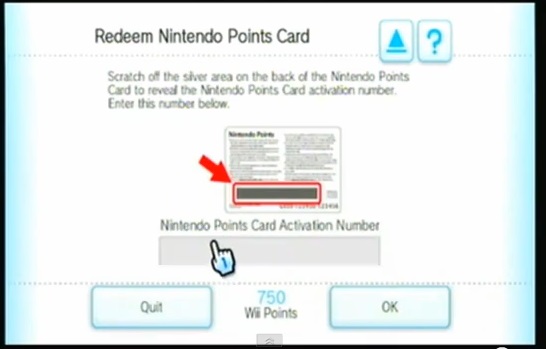 If you want to redeem the card, select Redeem